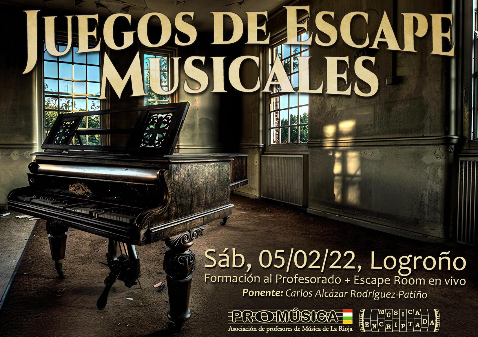 Logroño: «Diseña un Juego de Escape Musical» + «Escape Room Musical ...